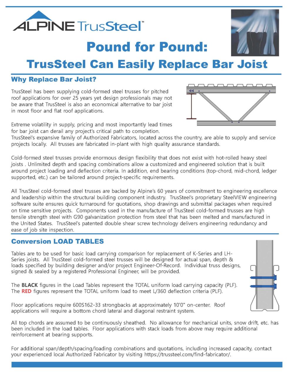 ALPINE TRUSSTEEL | Welcome to Alpine Trussteel